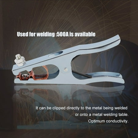 500A Welding Steel Ground Clamp Spring Loaded Earth Clamp For Welding ...