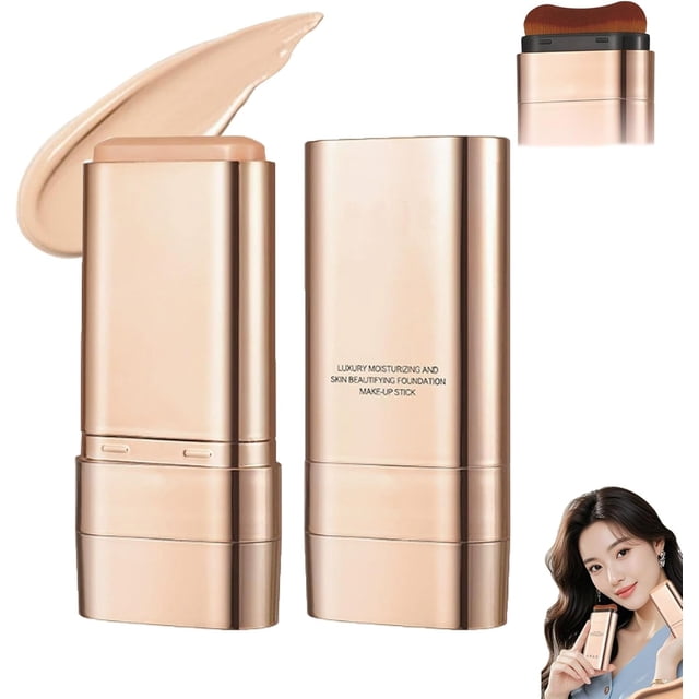Luminous Dual-Ended Concealer Foundation Stick, Korean 3 in 1 Multi-use ...