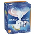 ALWAYS Infinity, Size 4, Overnight Sanitary Pads with Wings, Unscented ...