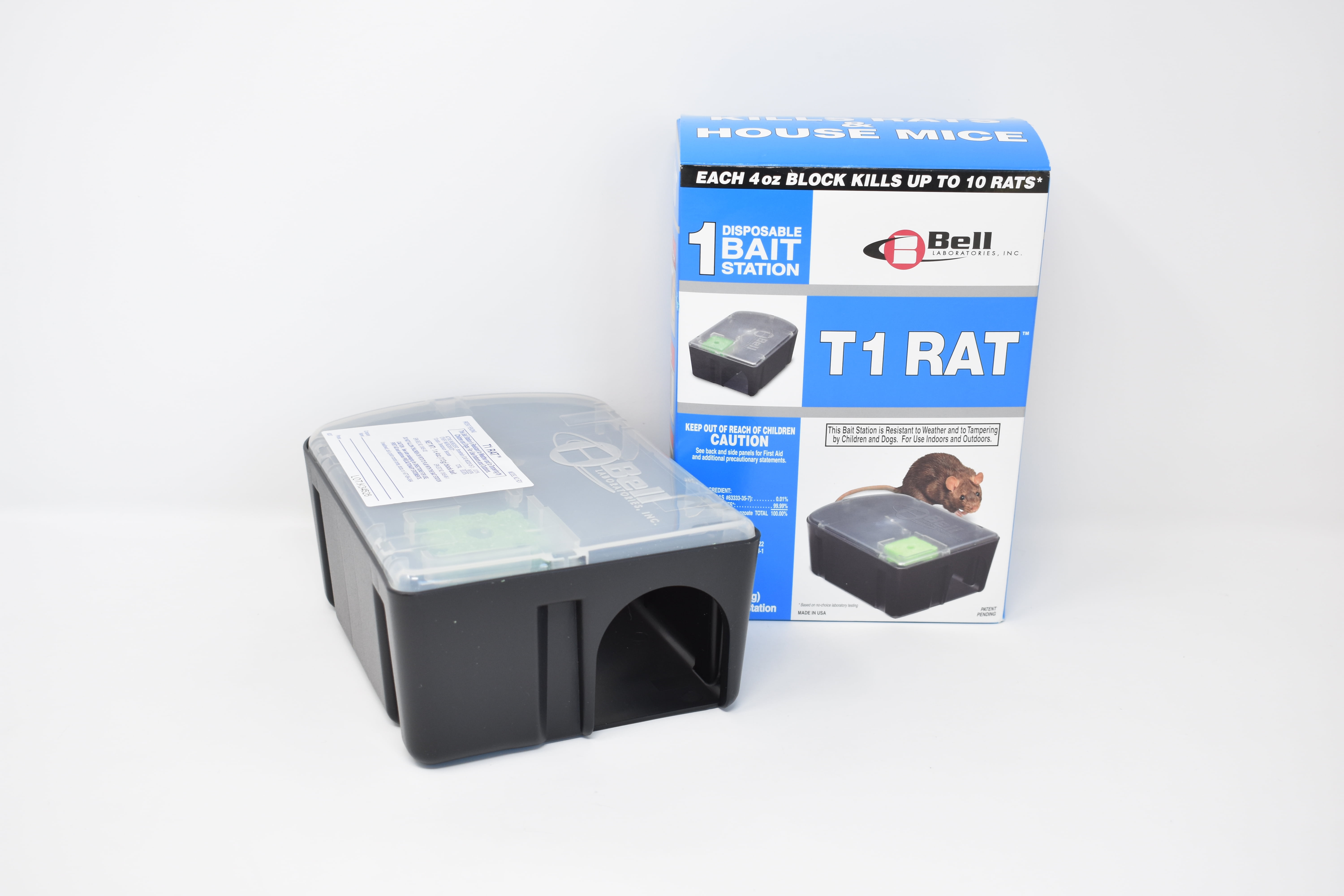 T1 Rat Disposable Bait Stations - Case (8 Single Bait Station) by Bell ...