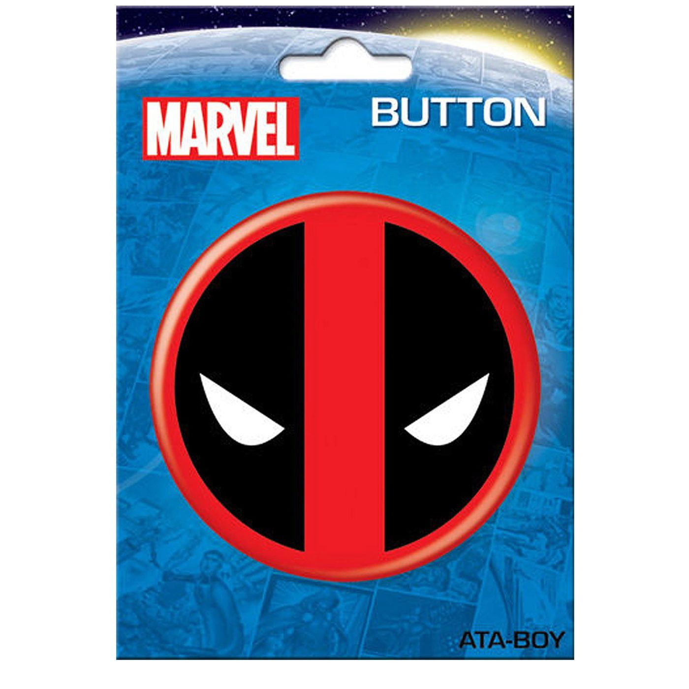 Deadpool Symbol 3 Button - Walmart.com