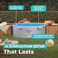 Bestway TANX 6' x 24" Round Above Ground Stock Tank Metal-Walled Above ...