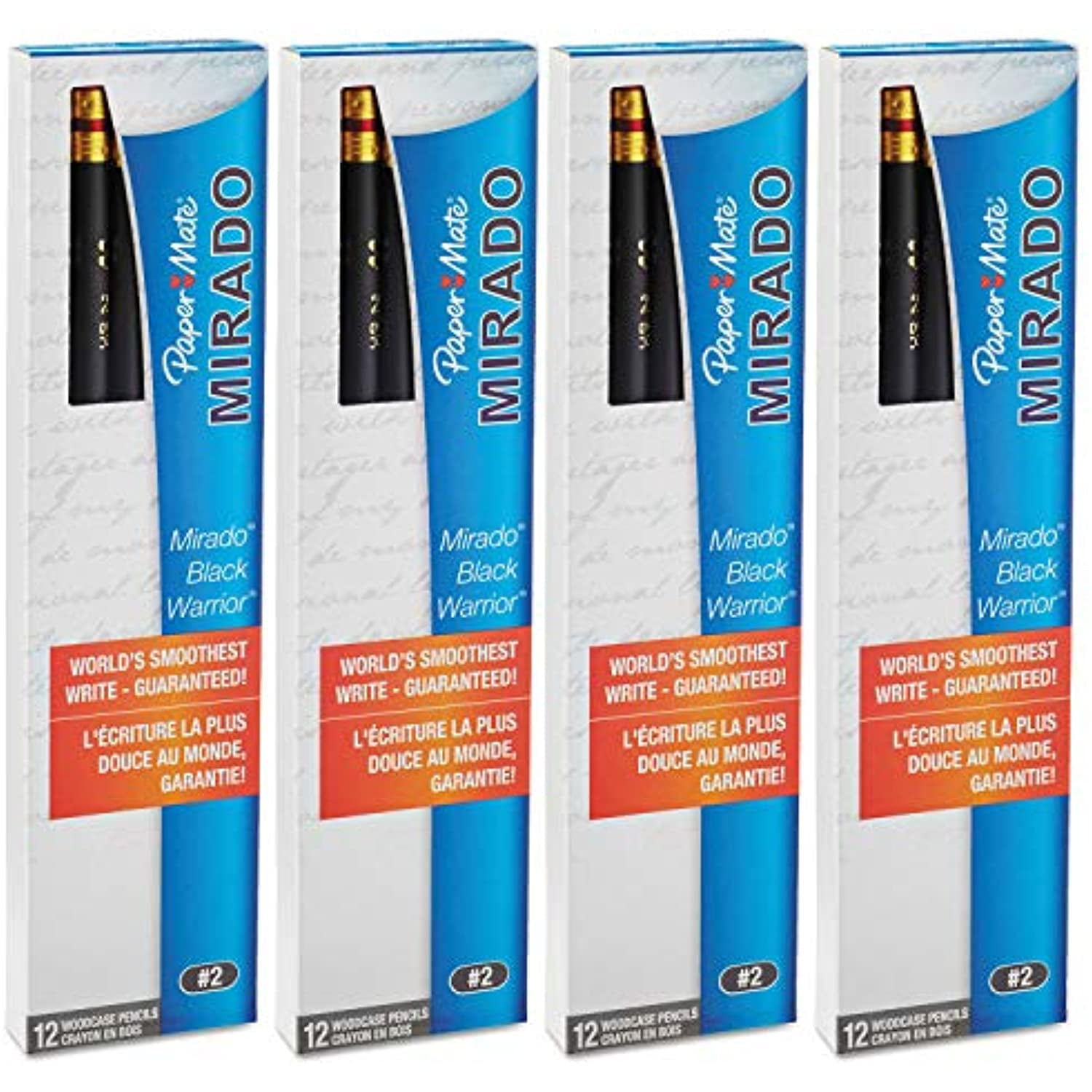 Paper Mate Mirado Black Warrior Woodcase Pencil Nontoxic, HB #2, Sold ...