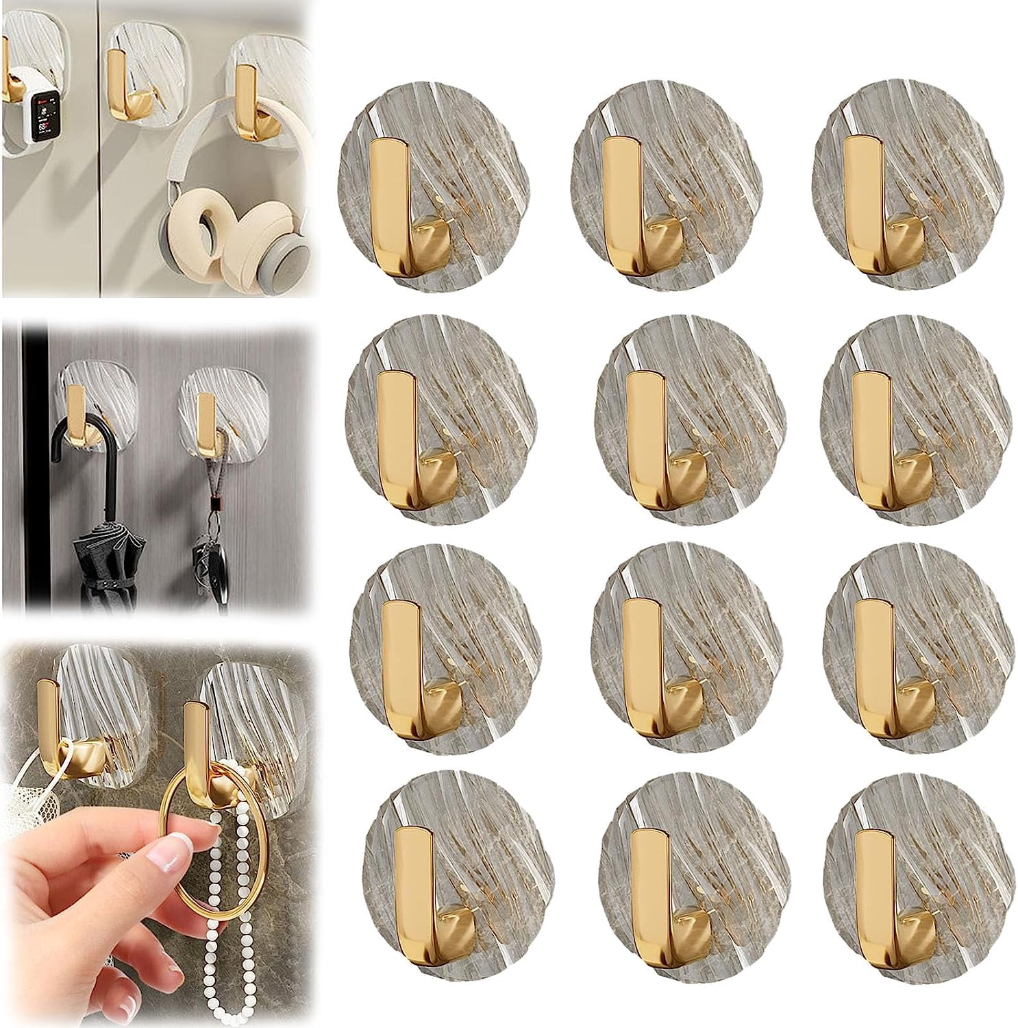 Exquisite Punch-Free Light Luxury Small Hook, Free Light Luxury Small ...