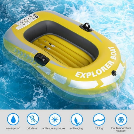 2 Person 10 Ft Dinghy Boat, 4 Person Inflatable Fishing Kayak With ...