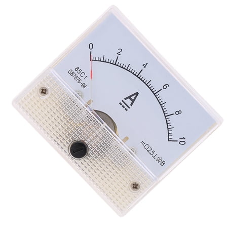 DC Analog Current Meter Panel 10A AMP Gauge Current 85C1 DC 10A Ammeter ...