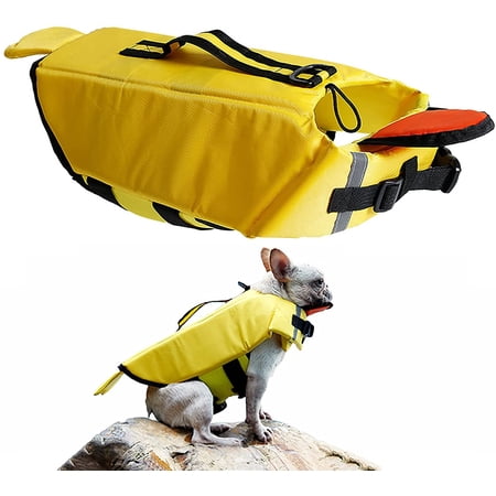 Dog Life Jacket Ripstop Pet Life Vest Adjustable Belt Pet Saver with ...
