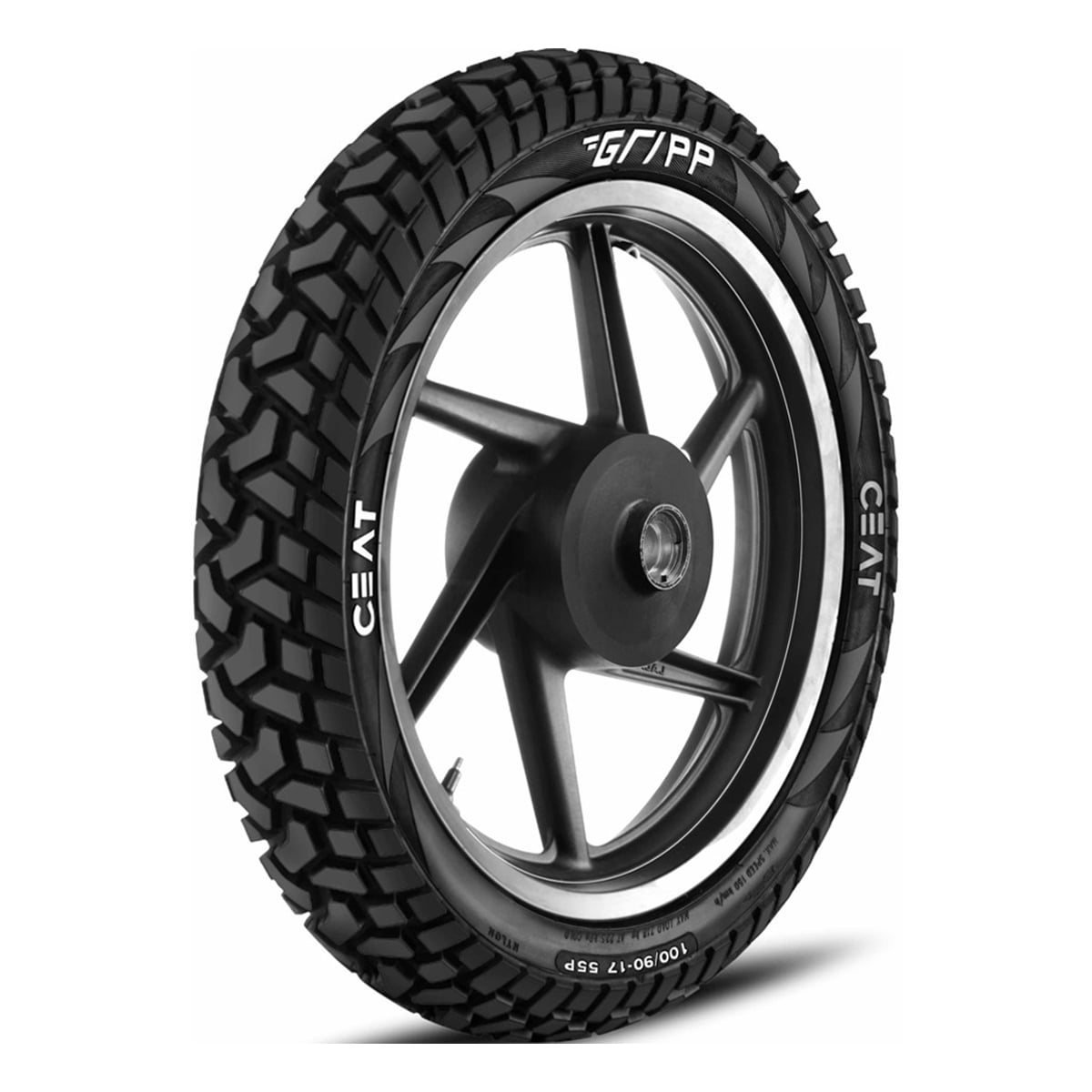 Llanta CEAT 100/90-17 55P TT REAR SET GRIPP | Walmart en línea