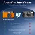 Screen Free Digital Camera, 12MP, Unlimited Filters, Rechargeable, Auto ...