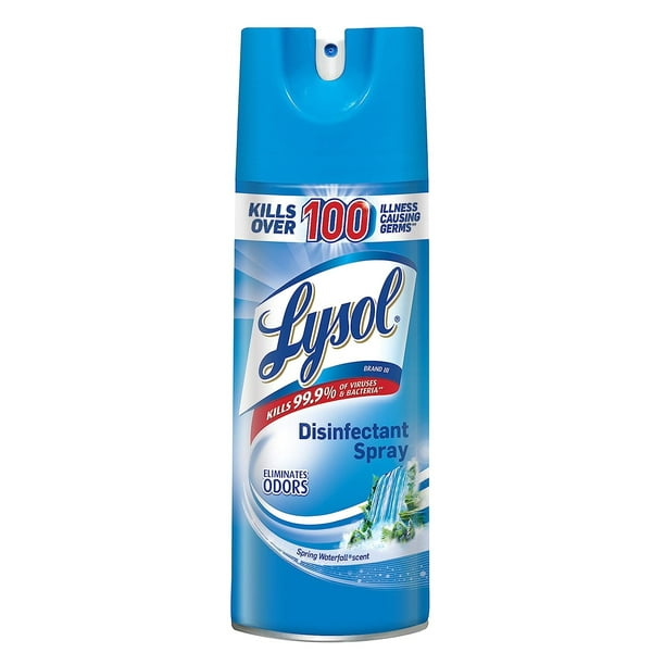 Lysol Spring Waterfall Disinfectant Spray 355ml Aerosol (Pack of 3 ...