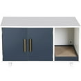HomGarden Furniture Hideaway, Large Cat Washroom Pet Litter Box ...