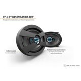 Scosche HD6904F - HD Speakers | Speakers for Cars | 6x9" Set - Walmart.com