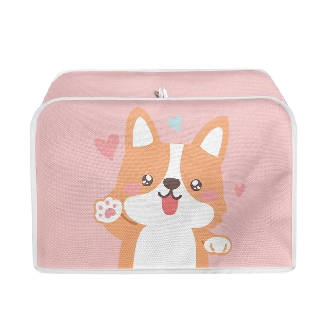 Renewold 2-Slice Toaster Cover Cute Corgi Wide Slot Bread Maker Machine ...