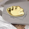 4 Pcs Vintage Gold Ring Holder Jewelry Dish, Golden Stainless Steel ...