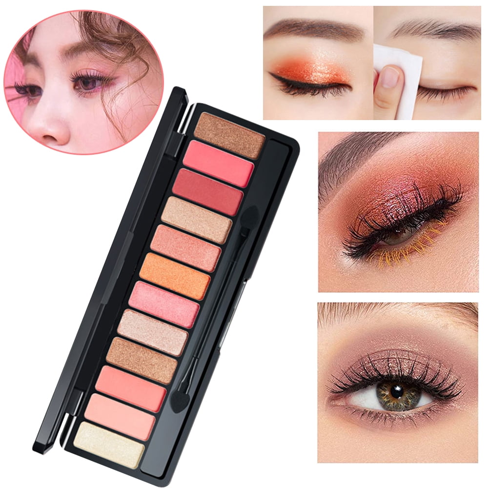 SHELLTON 12 Colors Eye Shadow Plate, Professional Eye Shadow Matte ...