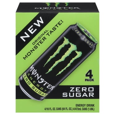 Monster Energy Ultra, Zero Sugar Zero Calorie, Ultra Black Flavor 6 ...