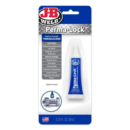 J-B Weld PermaLock Medium Threadlocker Blue 6 mL, Medium strength threadlocker - Walmart.ca