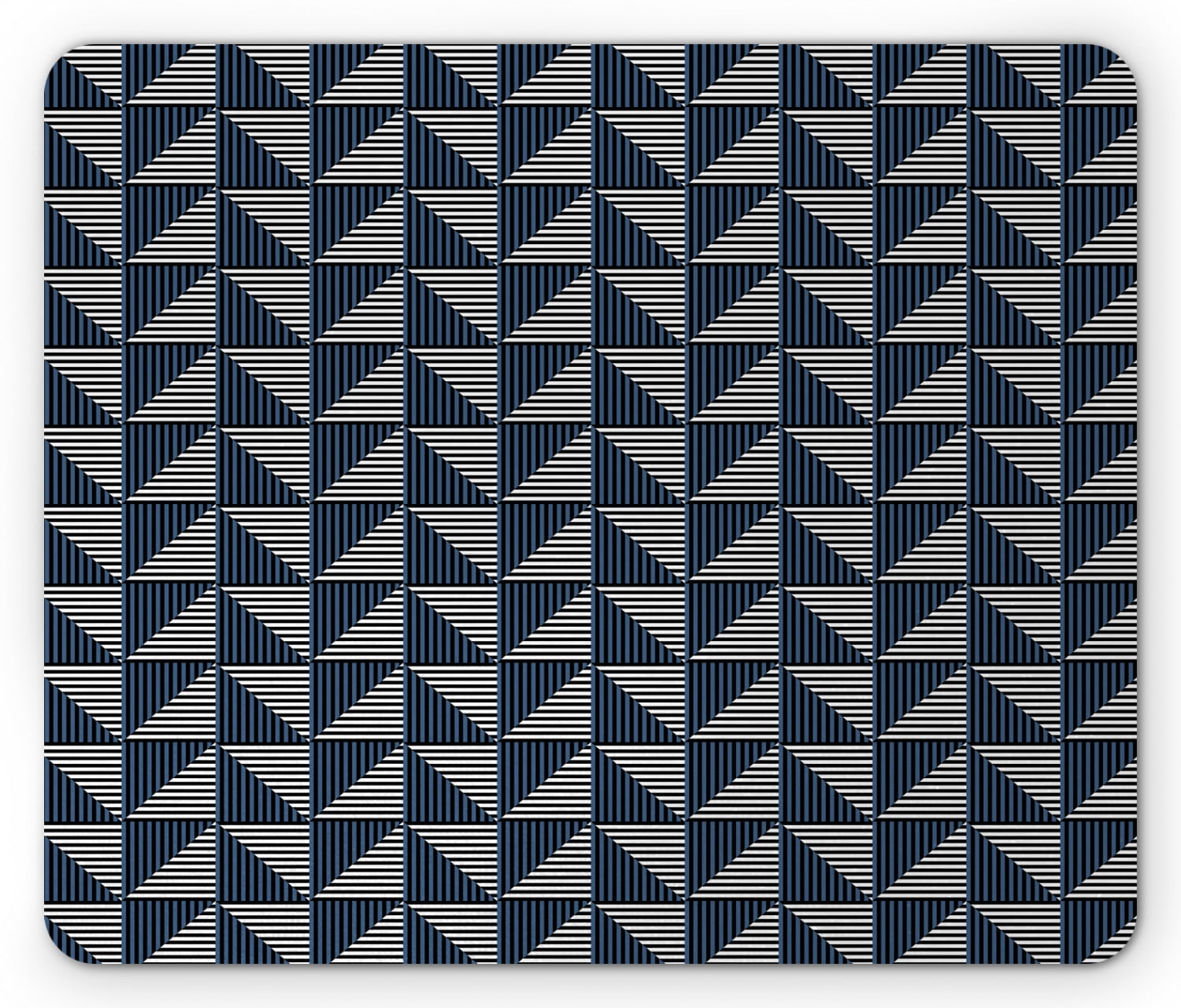 Striped Mouse Pad, Symmetrical and Geometrical Pattern with Rhombus ...