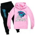 Kids Mr Beast Sweatshirt Tops Long Pants 2Pcs Fall Tracksuit Clothing ...