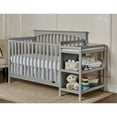 Dream On Me Chloe 5-in-1 Convertible Crib and Changer, Gray - Walmart.com