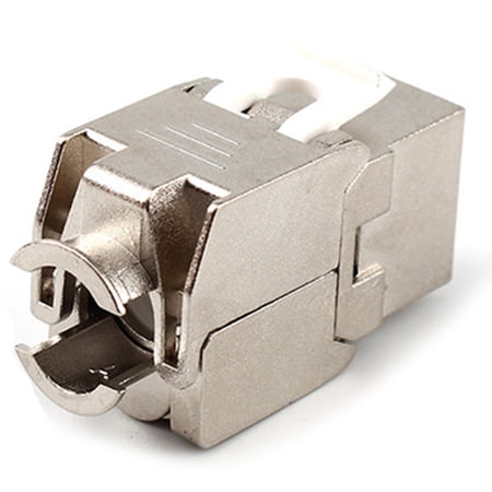 Toolless RJ45 Keystone Cat7 Cat6A Shielded FTP Zinc Alloy Module 10GB ...