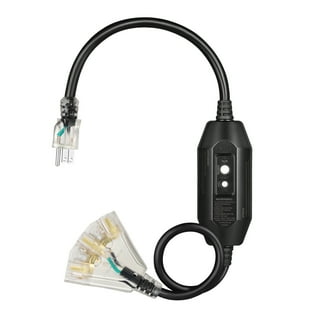 TRC 26020-125 GFCI in-Line Cord Set, 120V/15A, 12/3 AWG Gauge, 25 ...