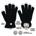 7 Colors Light Up LED Finger Gloves, Flashing Glow Rave Gloves for ...