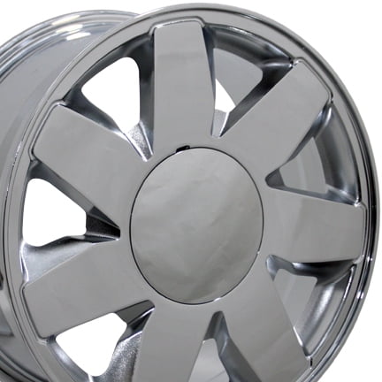 17-inch Fits Cadillac - DTS Aftermarket Wheels - Chrome Textured 17x7.5 ...