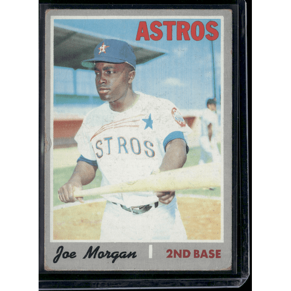 1970 Topps JOE MORGAN #537 Light Wrinkle - Walmart.com