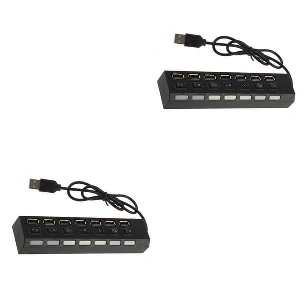 maskred 1/2/3 Multiple Converter Adapter High Speed 4/7 Port USB Hub ...