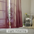Elegant OVZME Light Sheer Curtains, 4 Panels, 84 Inch Length, Suitable ...