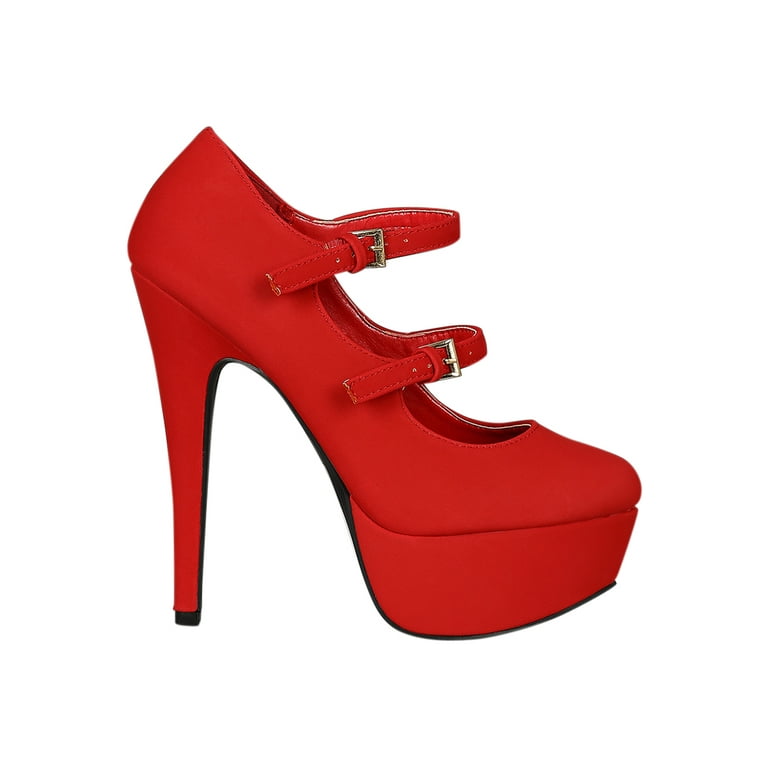 Red Stiletto Platform