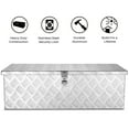 Arksen 30" Aluminum Toolboxes Underbody Tote Pickup Chest Box, Lock w ...