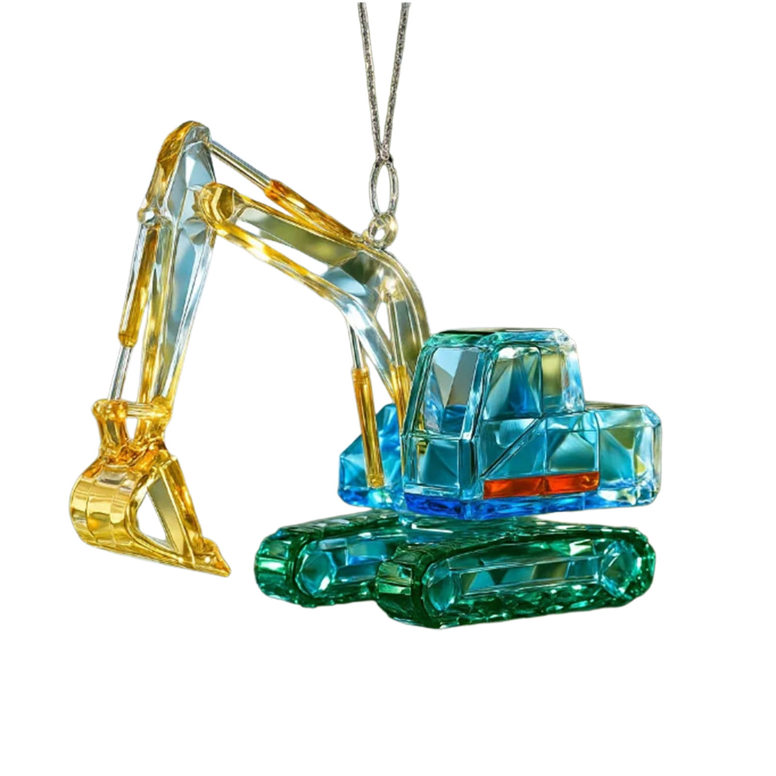 Click here for Chanana Christmas Excavator Ornaments  Acrylic Cry... prices