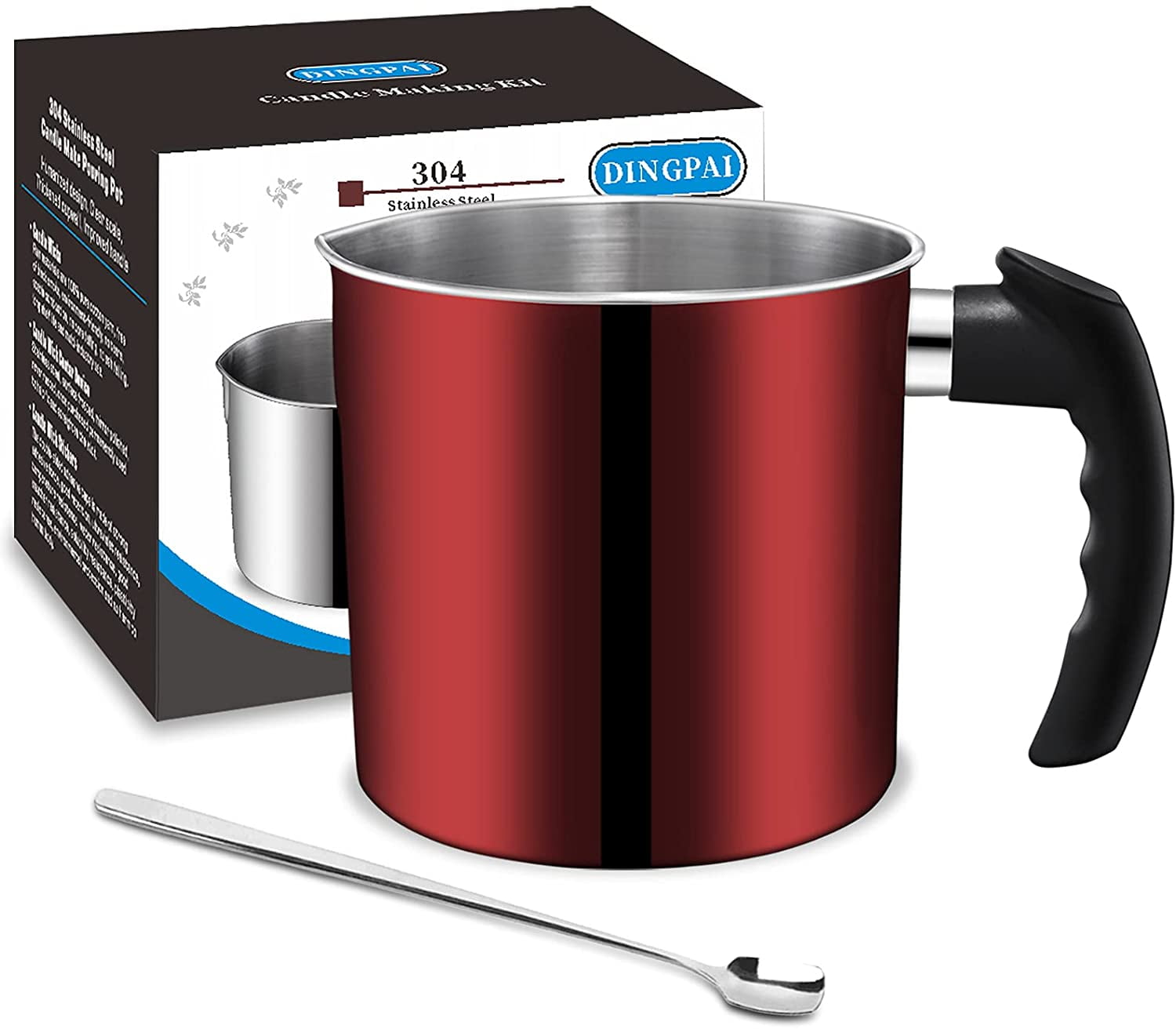 Candle Making Pouring Pot, 44oz Double Boiler Wax Melting Pot, 1pc ...