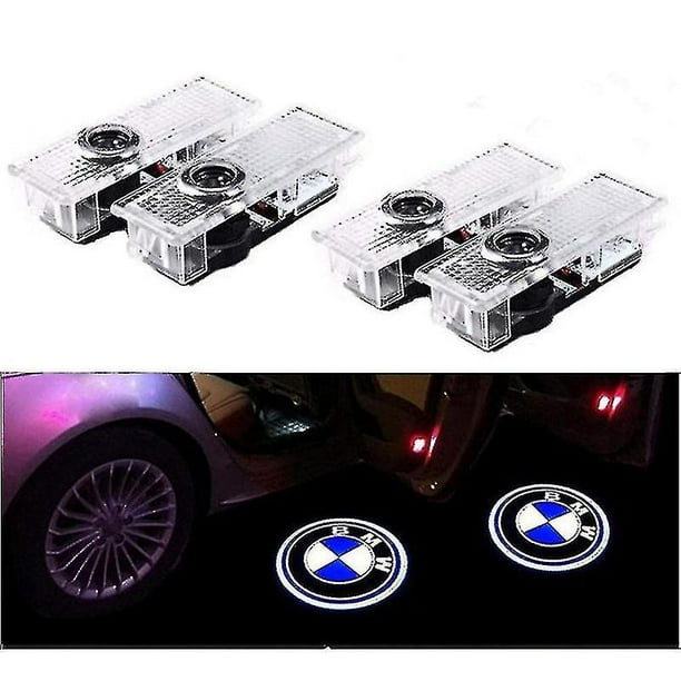 4 Pcs Car Door Lights Led 3d Car Light Bmw Entrance Lighting Welcome ...