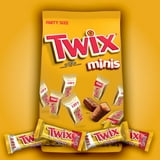 TWIX Caramel Minis Size Chocolate Cookie Bars 35.6 oz 95 Count Candy ...