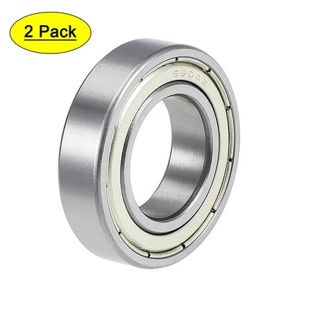 6904ZZ Deep Groove Ball Bearings 20x37x9mm Double Shielded Chrome Steel P6 2pcs | Walmart Canada
