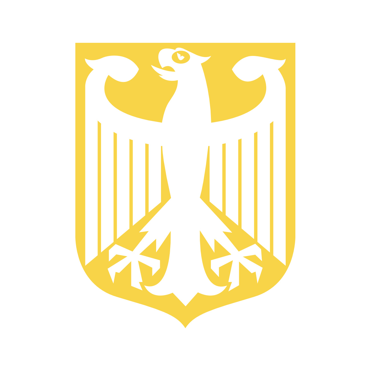 German Crest Eagle Sticker Decal Die Cut - Self Adhesive Vinyl ...