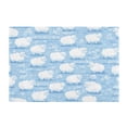 Bathroom Plush Absorbent Mat Single U-pad 20x24 Inches Bath Mat Fluffy ...