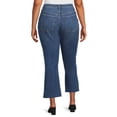 Terra & Sky Cropped Bootcut Jeans - women's Denim - Walmart.com