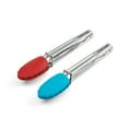 Farberware Stainless Steel Mini Locking Tongs With Silicone Tips 2