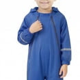 Kilaqueen Kids Waterproof Rain Suit Coverall, Hooded Full Body Raincoat ...