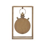 DecMode 13" Bronze Metal Standing Stopwatch Clock - Walmart.com