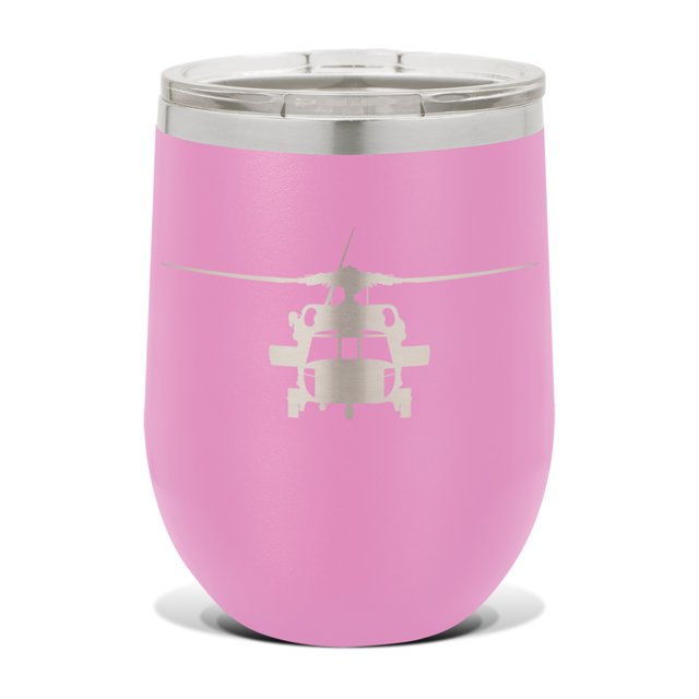 Mh 60s Knighthawk Wine Tumbler 12 Oz Laser Engraved Stainless Steel