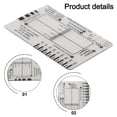 7 Step Ruler for Healthcare Use with Card Holder for Convenient Storage ...
