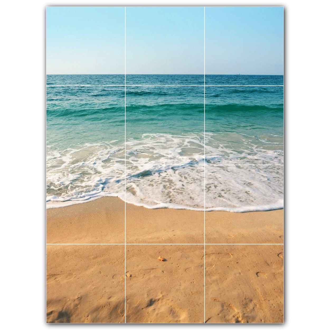 Picture-Tiles.com: Beach Ceramic Tile Wall Mural WAL500073-34M. 18"W x ...