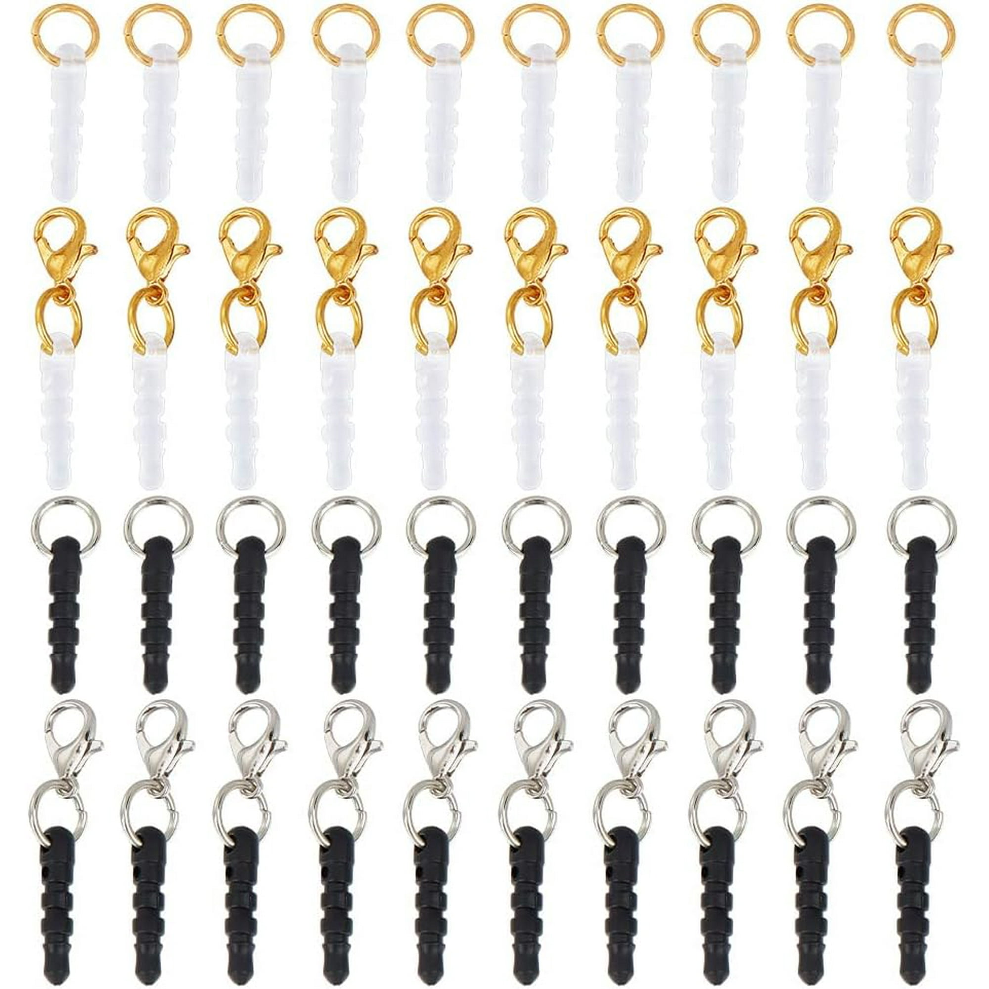 Click here for Nobrand 40pcs 4-Style Headphone Port Dust Plug Wit... prices