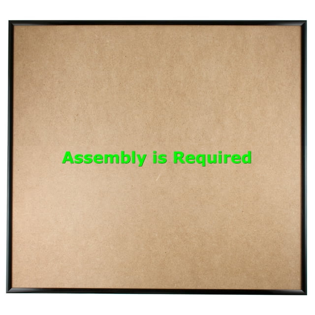 Quadro Frames 21x21 inch Picture Frame, Black, Style P375-3/8 inch Wide ...