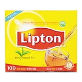 Lipton Natural Regular Black Tea Bags, 100 Ct - Walmart.com
